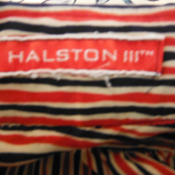 Halston III | Tops | Vintage Halston Iii Womans Silk Pullover Blouse ...